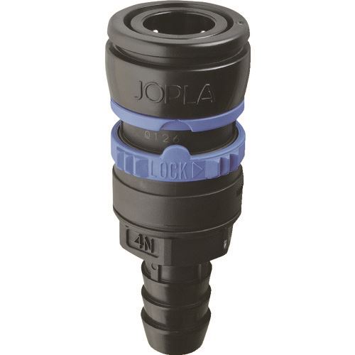 オレンジブック トラスコ中山　TRUSCOJOPLAX 樹脂ソケット 相手側ホース内径13 ホース取付用 〔品番:TT4NR〕[ 注番:3323439]特長●タケノコタイプ。●ワンタッチ接続方式。●セーフティロック機構を標準装備。●エンジニ...