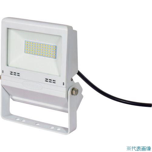 オレンジブック トラスコ中山　TRUSCONICHIDO LED投光器 常設用フラットライト20W 白 〔品番:LJSFH20DW50K〕[ 注番:3329505]特長●より明るく省エネで、看板照明や施設照明として最適な常設用です。用途●看...