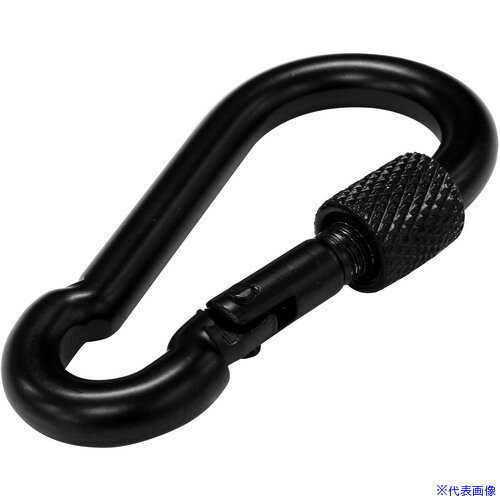 オレンジブック トラスコ中山　TRUSCOWAKI ロック付スプリングF 15-430 6x60 クロ 〔品番:15430〕[ 注番:3336774]特長●つや消し黒なのでオシャレに連結、店舗什器や男前DIYにもご使用いただけます。●ロック...