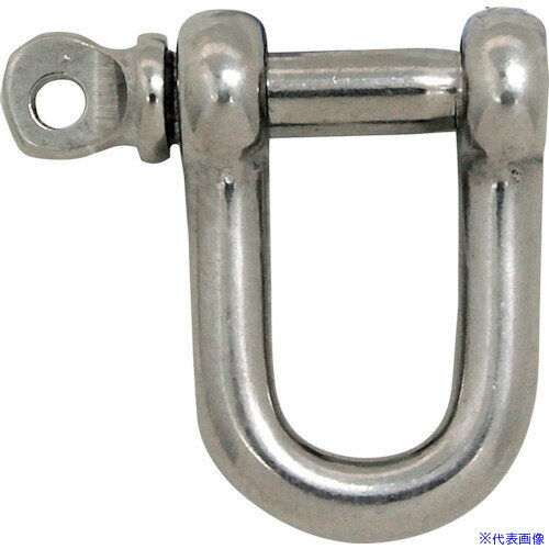 オレンジブック トラスコ中山　TRUSCOWAKI ステンネジシャックル 15-308 5MM 〔品番:15308〕[ 注番:3355503]特長●船舶、土木、建築、機械等に使用される連結金具です。仕様●ねじ径：M5●使用荷重(kg)：70...