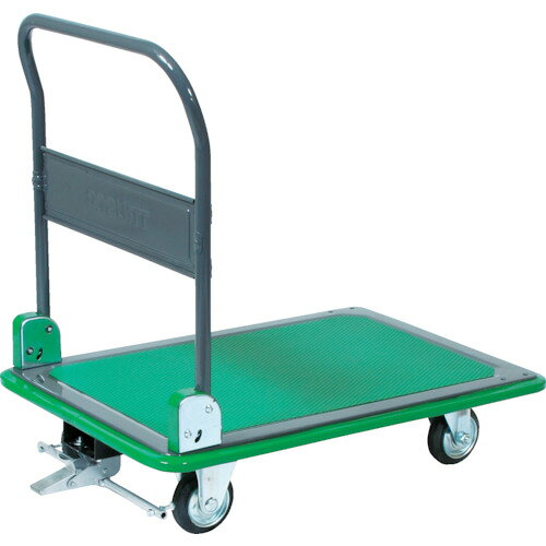 オレンジブック トラスコ中山　TRUSCOTRUSCO ハイグレード運搬車 折りたたみ式 946X646 ストッパー付 〔品番:306SEBN〕[ 注番:3364127]特長●操作が簡単で、「ペダル」を一回踏むとストップ、「ペダル」を蹴り上...