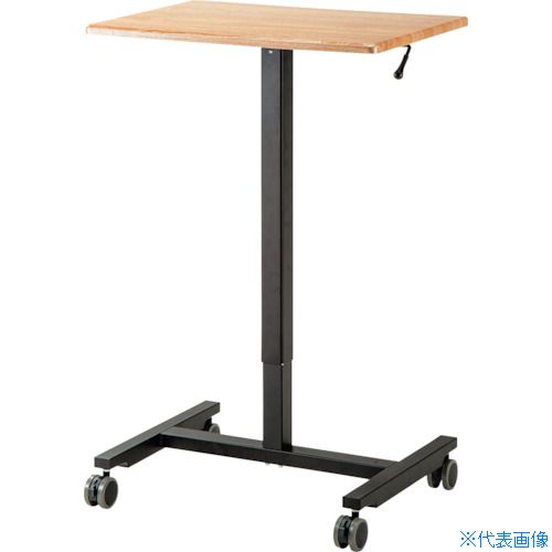 オレンジブック トラスコ中山　TRUSCOSANWA パーソナルガス昇降デスク 620×435×765〜1105 天板色木目 〔品番:ERDGAP1LMN〕[ 注番:3364673]特長●座り作業、立ち作業が行えるパーソナルデスクです。●ス...