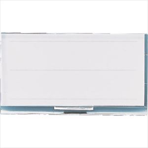 オレンジブック トラスコ中山　TRUSCO西敬 U型名札10個入 〔品番:UB110〕[ 注番:3371043]特長●裏面に安全ピン・クリップ両用型の金具が付いています。用途●氏名などの識別用として。仕様●色：透明●縦(mm)：27●横(m...