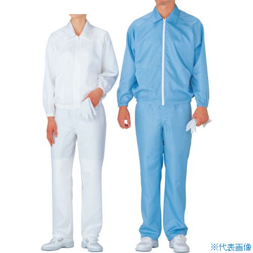 オレンジブック トラスコ中山　TRUSCOミドリ安全 クリーンウェア 男女共用 上衣 S3202B 上 ブルー S 〔品番:S3202BS〕[ 注番:3373201]特長●男女共用のタイプです。仕様●色：ブルー●サイズ：S●着丈(cm)：6...