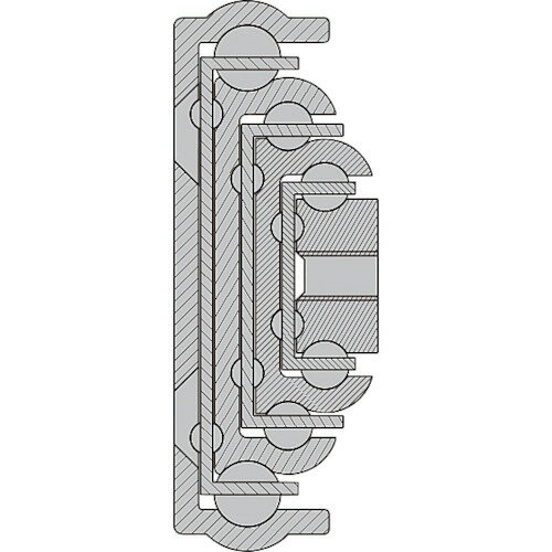 オレンジブック トラスコ中山　TRUSCOSUGATSUNE (190047749)CBL-RA554M-400スライドレール 〔品番:CBLRA554M400〕[ 注番:3381173]特長●4段引でロングオーバータイプのスライドレールで...
