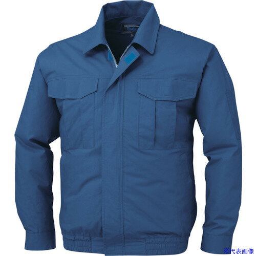 オレンジブック トラスコ中山　TRUSCOジーベック 空調服長袖ブルゾンKU90550-K14-L 〔品番:KU90550K14L〕[ 注番:3384692]特長●綿100％素材を高密度に織り上げ、空気漏れを少なくしています。用途●高温多湿...