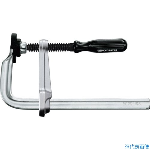オレンジブック トラスコ中山　TRUSCOロブテックス L型クランプ ロブテックス万力 グリップハンドル 200mm×101mm 〔品番:WM2010A〕[ 注番:3386876]特長●オール鋼鉄製、オール特殊熱処理により強力な締め付け、適...