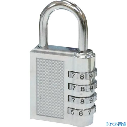 オレンジブック トラスコ中山　TRUSCOフジテック BP可変式4段ロック WT-FC 〔品番:B10750〕[ 注番:3401305]特長●本格的な4段ロックです。仕様●ダイヤル：4桁●幅(mm)：41●ツル径(mm)：5.8●色：シルバ...