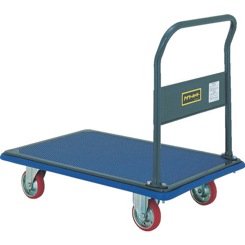 オレンジブック トラスコ中山　TRUSCOアイケー プレス製運搬車 固定ハンドルタイプ 均等荷重300kg 〔品番:302〕[ 注番:3418332]特長●多種・多様な工場内の運搬に利用できます。仕様●均等荷重(kg)：300●長さ(mm)...