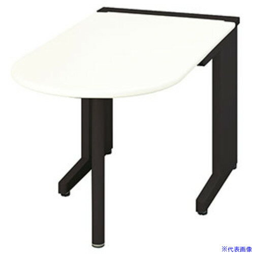 オレンジブック トラスコ中山　TRUSCONAIKI サイドデスク XEHH型/天板:ホワイト/脚:ブラック/W700×D1400×H720 〔品番:XEHH0714HTBH〕[ 注番:3421554]特長●これからのワークスタイルに対応す...