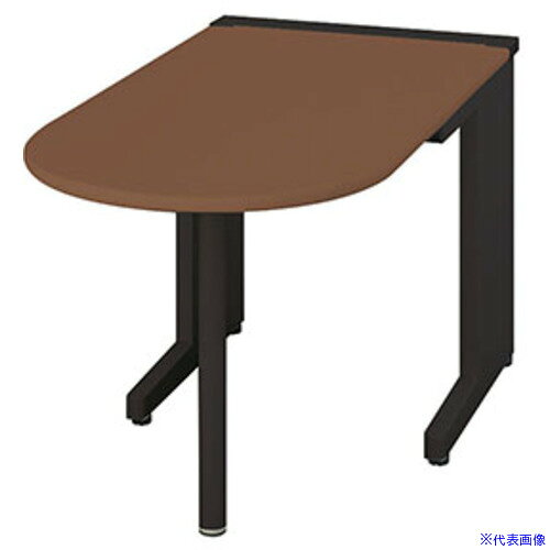 オレンジブック トラスコ中山　TRUSCONAIKI サイドデスク XEHH型/天板:ダークウォールナット/脚:ブラック/W700×D1400×H720 〔品番:XEHH0714HTBWN〕[ 注番:3421561]特長●これからのワークス...