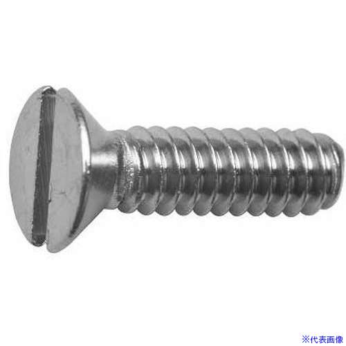 オレンジブック トラスコ中山　TRUSCOSUNCO ステン−UNC(FLAT #6−32×5/16 (10本入) 〔品番:00020131706080250010P〕[ 注番:3447004]特長●上面が平らで座面が円錐形の頭の形状です。...