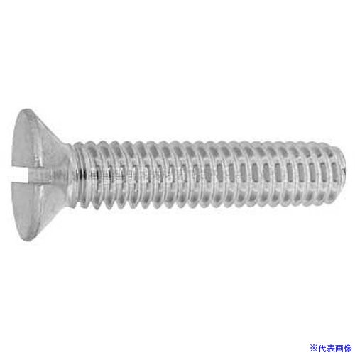 オレンジブック トラスコ中山　TRUSCOSUNCO ユニクロ(−)皿小ネジ 1/4×65 (30本入) 〔品番:00000121802006500130P〕[ 注番:3447135]特長●上面が平らで座面が円錐形の頭の形状です。●皿小ねじ...