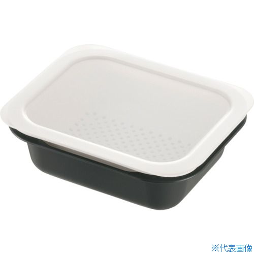 オレンジブック トラスコ中山　TRUSCOリッチェル コランダー&バットレクタングルMフタ付 〔品番:12935〕[ 注番:3451265]特長●調理や下ごしらえに大活躍します。用途●電子レンジでの調理などに仕様●幅(mm)：210●奥行(...