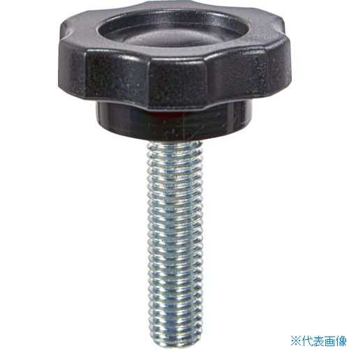 オレンジブック トラスコ中山　TRUSCOTRUSCO シックスロブノブ おねじM6−15 〔品番:TSNM615〕[ 注番:3475043]特長●六角形タイプと溝が6つのため、より手にフィットしやすいです。仕様●外径(mm)：35●ノブ高...