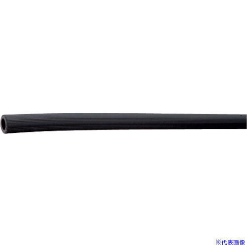 オレンジブック トラスコ中山　TRUSCO弘進ゴム Vエアーホース 黒 12.5×21 50m 〔品番:VAH12.550〕[ 注番:3490644]特長●ゴムホースに比べ20％軽く柔軟で耐候性に優れ長持ちします。●内面が平滑で流体に対する...