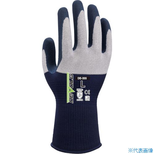 オレンジブック トラスコ中山　TRUSCOWeed 天然ゴム背抜き手袋 DEVOLG DE−355 Mサイズ 〔品番:DEDE355M1P〕[ 注番:3507205]特長●手の甲部分にマイクロファイバーなど2種類の繊維素材を組み合わせること...