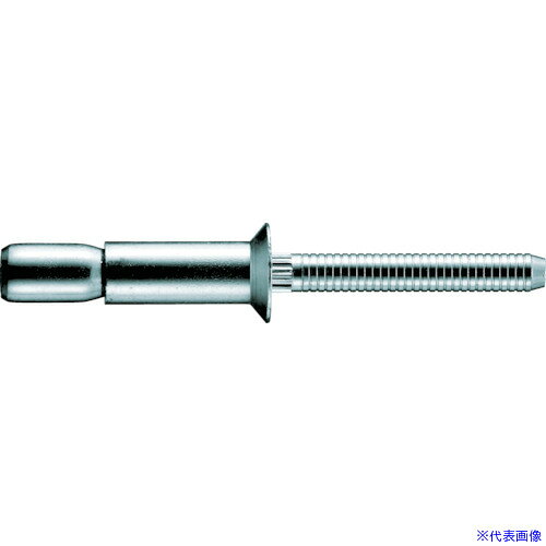 オレンジブック トラスコ中山　TRUSCOPOP ウルトラグリップリベットΦ6.4スチール皿頭 (1000本入) 〔品番:SK8120UG〕[ 注番:3518574]特長●振動に強い内部ロック機能を採用した高強度リベットです。●適用板厚が広...