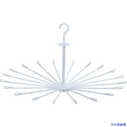 オレンジブック トラスコ中山　TRUSCOKOKUBO ホワイトパラソルハンガー 20本掛 〔品番:KL124〕[ 注番:3545422]特長●白を基調とした、清潔感のあるシンプルなデザインのパラソルハンガーです。●使い方は、アームを広げて...