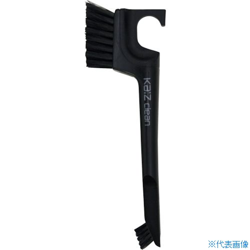 オレンジブック トラスコ中山　TRUSCO日本クリンテック ka:z 2Wayブラシ 黒 〔品番:110417〕[ 注番:3553458]特長●目地の掃除に最適なメインブラシと隙間も洗いやすいミニブラシの2WAY仕様です。●ミニブラシは歯ブ...