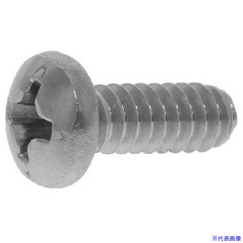 オレンジブック トラスコ中山　TRUSCOSUNCO ステン+UNC(PAN 1/4−20×3/8 (5本入) 〔品番:0002003080208030005P〕[ 注番:3555400]特長●上面が平らで座面が円錐形の頭の形状です。●皿小...