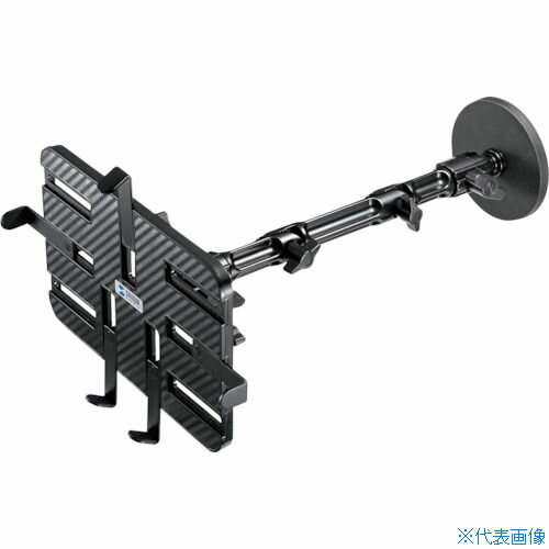 オレンジブック トラスコ中山　TRUSCOSANWA マグネット取付け式タブレットホルダー 〔品番:VEHTBMG2〕[ 注番:3579405]特長●強力マグネットで取り付けできるタブレットホルダーです。●工事車両やスチール製ラックなどに簡...
