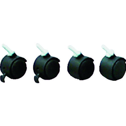 オレンジブック トラスコ中山　TRUSCOIRIS 106525 メタルラックミニ用キャスター 4個セット 〔品番:MM4MC〕[ 注番:3598217]特長●メタルミニ専用のキャスターです。仕様●ストッパー付き1個48g・ストッパーなし1...