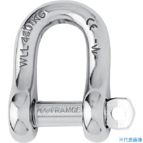オレンジブック トラスコ中山　TRUSCOWichard キャプティブピンDシャックル 4mm 〔品番:1401〕[ 注番:3598274]特長●ピンが抜けない仕様のため、ピンをなくす心配がありません。●丁寧に鍛造されたシャックルは非常に頑...