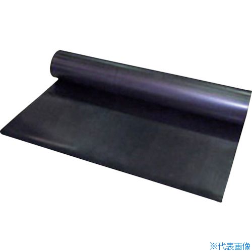 オレンジブック トラスコ中山　TRUSCOWAKI 導電性ゴム 黒 長巻 2X1000X5M 〔品番:DBR6025〕[ 注番:3599354]特長●絶縁材料としてのゴムを導電体としたものです。用途●ガス・油タンクの昇降摩擦静電気除去に。●...