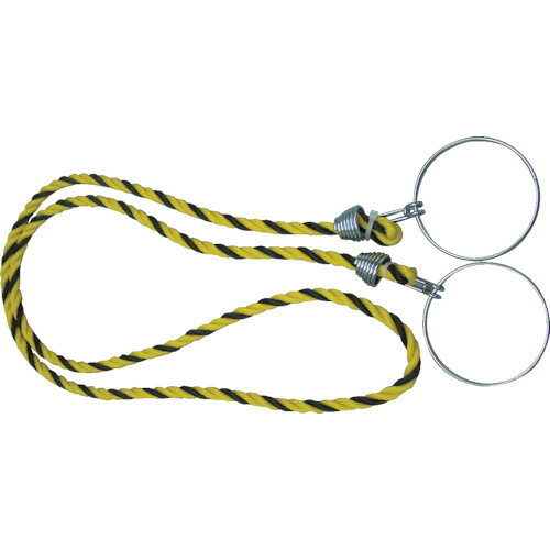 オレンジブック トラスコ中山　TRUSCOTRUSCO コーン用ロープ 標識 黄×黒 12mmX2m 〔品番:TCC30〕[ 注番:3600173]特長●持ち運び、保管時にかさばりません。●両端コーン用リング金具付です。用途●コーン専用の間...