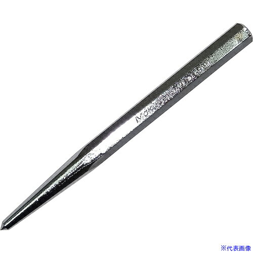 オレンジブック トラスコ中山　TRUSCOモクバ印 E−5 センターポンチ 10×125 〔品番:E510X125〕[ 注番:3604369]特長●全体熱処理で高品質、非常に硬く耐久性があります。●円筒形状、異形部への正確な穴あけ加工のセン...