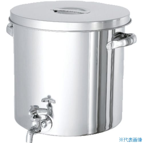 オレンジブック トラスコ中山　TRUSCOMONOVATE ステンレスタンク ストレート貯蔵用タンク(蛇口付) 10L 〔品番:STW24〕[ 注番:3605302]特長●内容物を排出できるように蛇口を取り付けています。仕様●容量(L)：1...