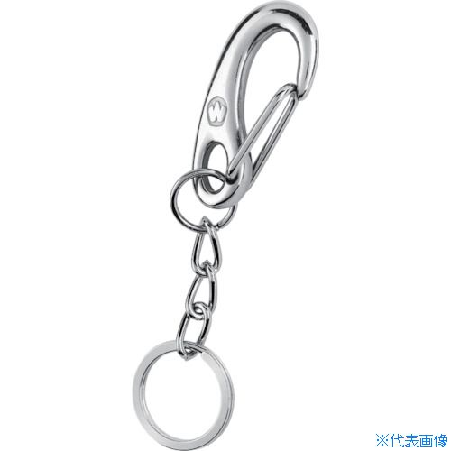 オレンジブック トラスコ中山　TRUSCOWichard セーフティースナップフック 2479 キーリング付き 〔品番:9308〕[ 注番:3610901]特長●丁寧に鍛造されたステンレス(SUS316L)製で非常に頑丈で安全に使用できます...