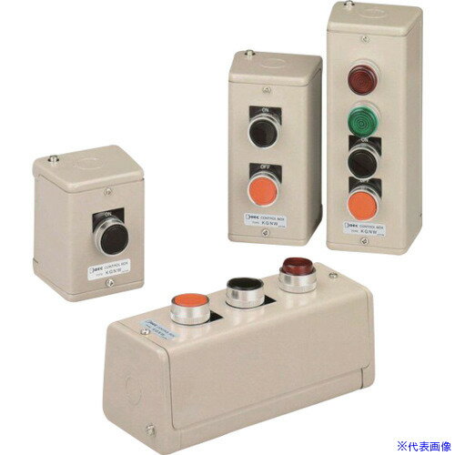 オレンジブック トラスコ中山　TRUSCOIDEC KGNW形コントロールボックス IP40 1点用 穴あり 〔品番:KGNW111Y〕[ 注番:3611184]特長●Φ22ユニット用鋼板製コントロールボックスです。●取付ユニットの仕様（接...