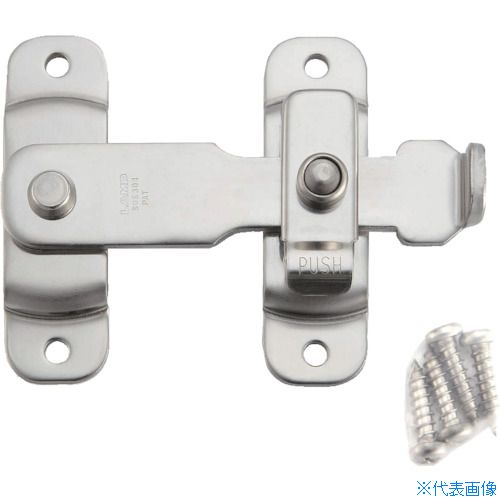 オレンジブック トラスコ中山　TRUSCOSUGATSUNE (140059076)BLL−100ステンレス鋼製 打掛 〔品番:BLL100〕[ 注番:3620506]特長●ばねの力で掛け金部を押さえるため、振動などで掛け金が外れるのを防止...