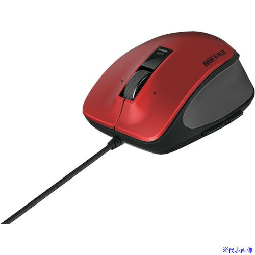 オレンジブック トラスコ中山　TRUSCOバッファロー 有線 BlueLED プレミアムフィットマウス Mサイズ レッド 〔品番:BSMBU500MRD〕[ 注番:3628352]特長●お客様が握って、使って心地よいと感じていただけるPRE...