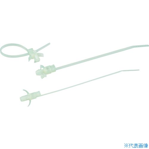 オレンジブック トラスコ中山　TRUSCOTYTON インシュロック リリースプッシュマウントタイ 薄緑 耐熱 〔品番:RR18RWPM4.8HS〕[ 注番:3629087]特長●パネルの取付穴に差し込んだ後でも引き抜きが可能なプッシュマウ...