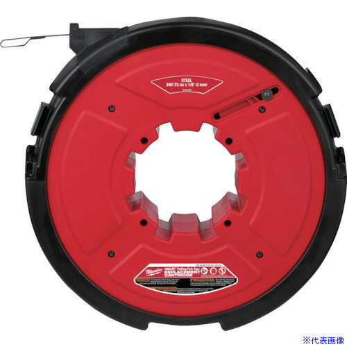 オレンジブック トラスコ中山　TRUSCOmilwaukee 非導電通線ワイヤー30M(本体のみ) 〔品番:FPFT18ACCY01APJ〕[ 注番:3629256]特長●本体は別途販売です。用途●電動で配管にケーブルを通す作業に。仕様●ロ...