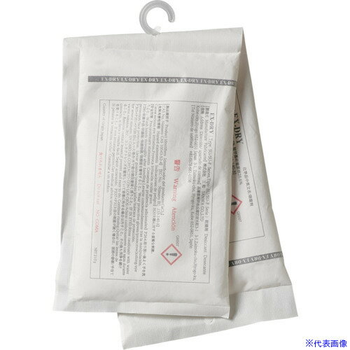 オレンジブック トラスコ中山　TRUSCO三和 高性能吸湿剤 EX-DRY EX-150SU 2連結タイプ フック付き吊り下げタイプ 〔品番:EX150SU2H〕[ 注番:3631578]特長●EX-DRYは塩化カルシウムを主原料とする乾燥...