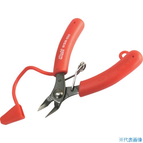 オレンジブック トラスコ中山　TRUSCOベストツール WELL Mr.CAP ステンレス製ミニニッパー カット 100mm 〔品番:WSN100〕[ 注番:3647424]特長●錆びにくいステンレス製と安全設計の保護キャップを採用した、キ...