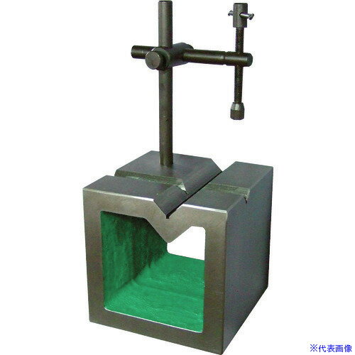 オレンジブック トラスコ中山　TRUSCOOSS V溝付桝型ブロック OS-124 100 機械仕上 〔品番:124100K〕[ 注番:3651070]特長●V溝は90°に仕上されており円筒の簡易検査に適しています。●V溝と金具を利用して対...