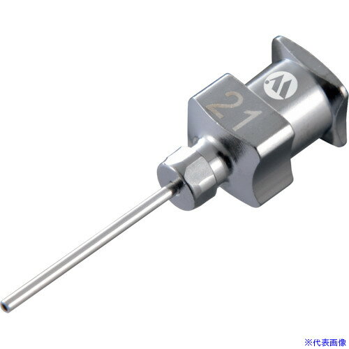 オレンジブック トラスコ中山　TRUSCOMUSASHI 金属ニードル(0.52×0.82×13mm) 10本入り 〔品番:SNA21GB〕[ 注番:3657396]特長●耐久性に優れるSUS製針を使用した金属ニードルです。●高温条件下での...