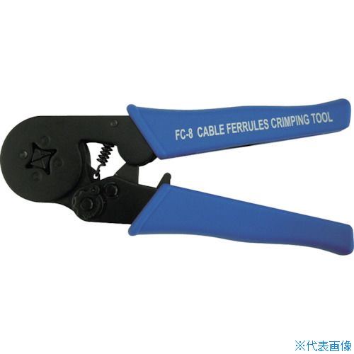 オレンジブック トラスコ中山　TRUSCODST フェルール形端子用工具(4点かしめ 0.08〜6.0sq) 〔品番:FC8〕[ 注番:3657913]特長●ヨーロッパ式の差込式端子台に対応したフェルール形端子用の工具です。●0.25〜6....