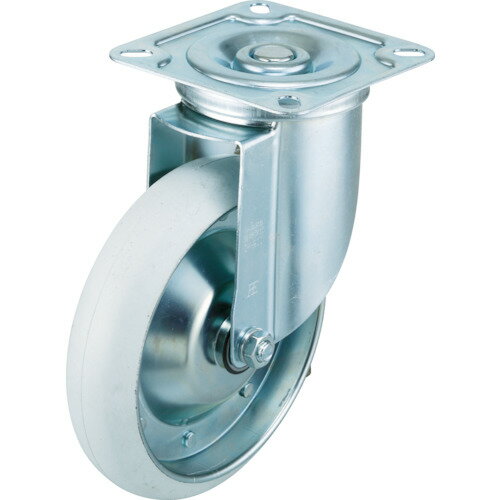 オレンジブック トラスコ中山　TRUSCOワコーパレット エアーキャスター(自在車) 200mm ホワイトゴム車 〔品番:ASHG200RBW〕[ 注番:3658112]特長●車輪にホワイトゴムを採用し、床面の汚れを防止しながらもゴム車輪の...