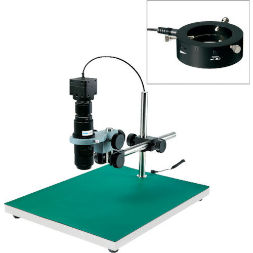 オレンジブック トラスコ中山　TRUSCOHOZAN マイクロスコープ(PC用) 〔品番:LKIT798〕[ 注番:3679573]特長●高性能USBカメラ×高倍率ズームレンズです。●大きい観察対象に最適（リング照明付）です。●堅牢で取付ネ...