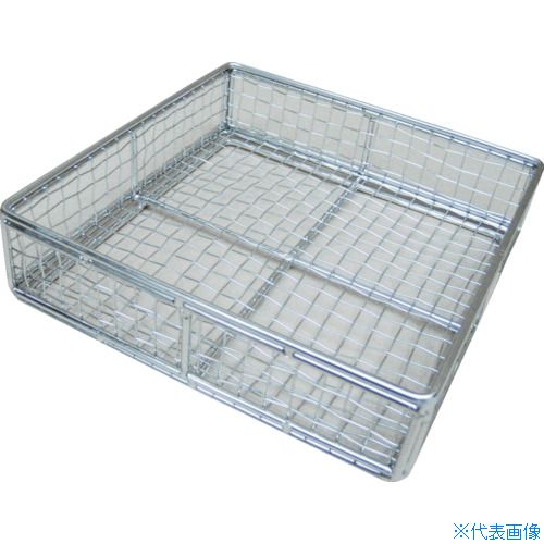 オレンジブック トラスコ中山　TRUSCOオオモリ 積み重ねアミバット 250×400×100H 〔品番:OM105243〕[ 注番:3686285]特長●内容物を入れたまま積重ねが可能です。用途●洗浄、乾燥業務に。仕様●外形寸法(mm)幅...