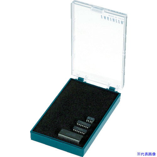 オレンジブック トラスコ中山　TRUSCOENGINEER ICケース 〔品番:KP51〕[ 注番:3688003]特長●帯電防止プラスチックケースに高密度10mm厚の導電ポリエチレンフォームを敷いたICケースです。●電子パーツ等を収納、持...