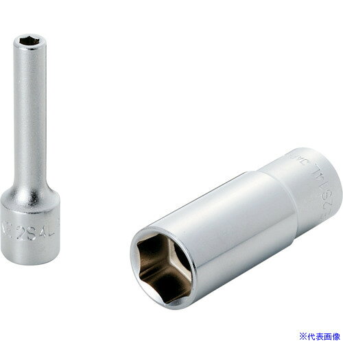オレンジブック トラスコ中山　TRUSCOTONE ディープソケット(6角) 9mm 全長51mm 〔品番:2S09L〕[ 注番:3694623]特長●ボルトが突き出したナットを回すのに最適です。●深い箇所のナットにも最適です。●差し込み後...