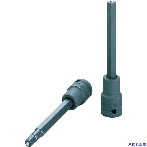 オレンジブック トラスコ中山　TRUSCOTONE ロングヘキサゴンソケット(マグネット付) 6mm 〔品番:3KH06LK〕[ 注番:3695255]特長●仮締め専用です。●インパクトレンチなどの動力工具でも使用可能です。仕様●差込角(m...