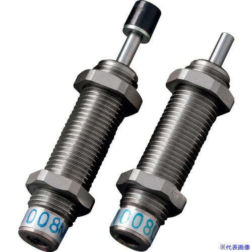 オレンジブック トラスコ中山　TRUSCO不二ラテックス ショックアブソーバ固定式 〔品番:FK1008MC〕[ 注番:3695829]特長●全長寸法が調整式より短いです。●2本以上の並列仕様が可能です。用途●精密機器、製造ライン、部品加工...